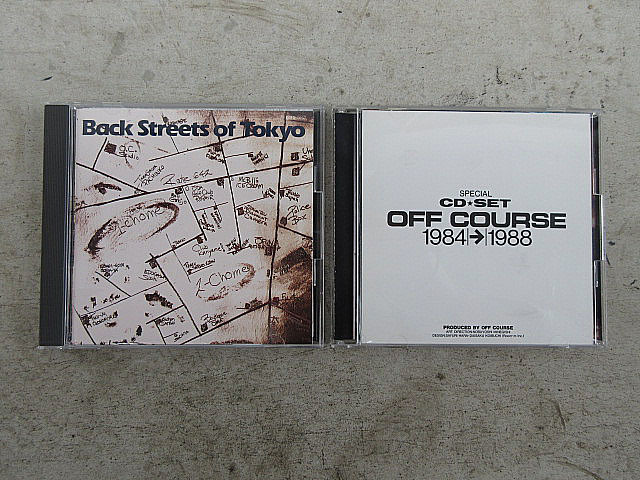 【未使用に近い】オフコース 「Back Streets of Tokyo」 ＋ 「SPECIAL CD SET OFF COURSE 1984→1988（CDジャケットに入った写真集のような ...
