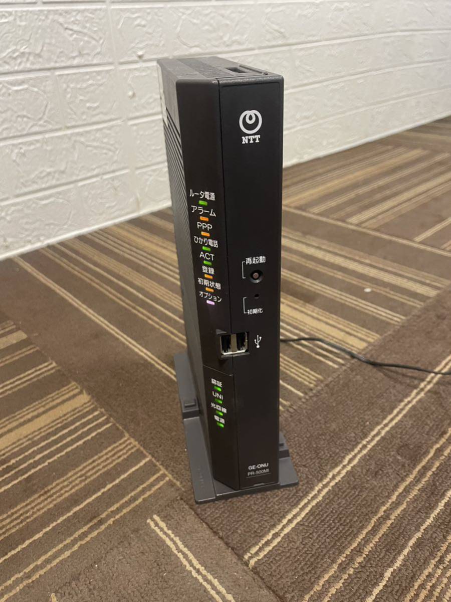 【傷や汚れあり】NTT PR-500MI GV-ONU ホームゲートウェイ ひかり電話ルータ ジャンク品の落札情報詳細 - ヤフオク落札価格 ...