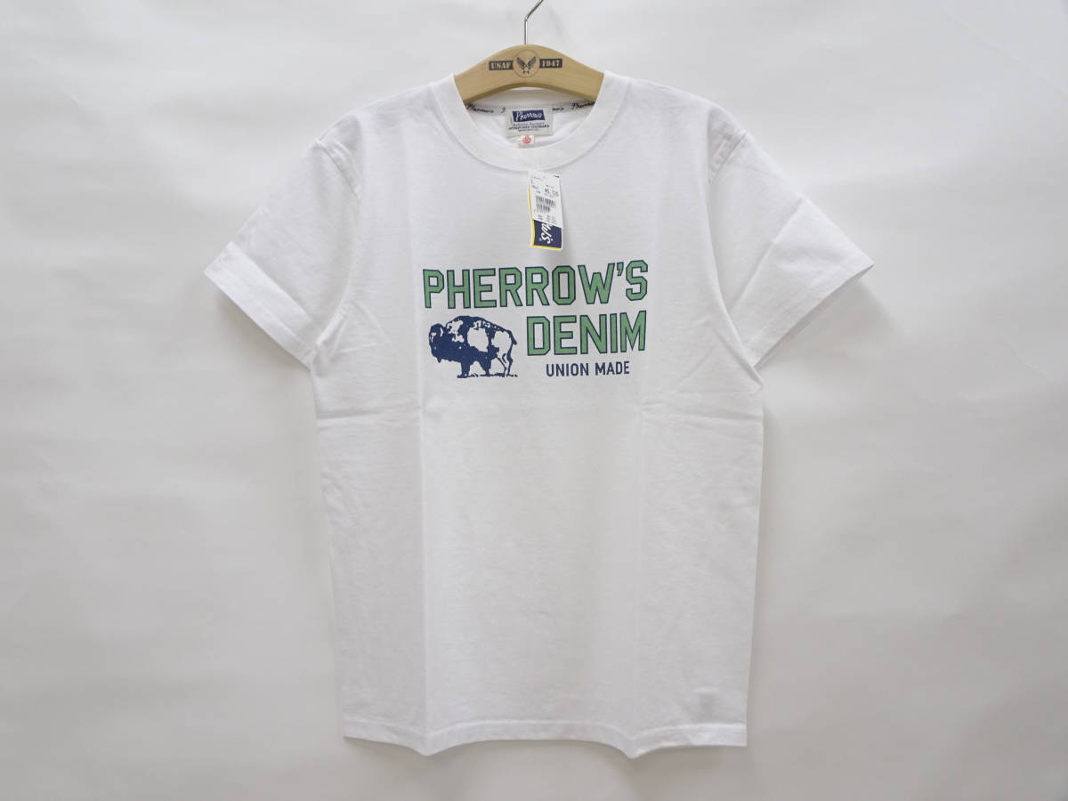 【未使用】フェローズ 半袖 Tシャツ PHERROWS バッファロー マッドブフス 21S-PT11 ホワイト (Lサイズ) 多少汚れ 50%オフ (半額) 送料無料 即決 新品の落札情報詳細 ...