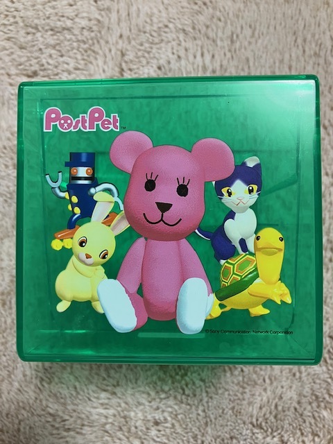 【目立った傷や汚れなし】PostPet（ポストペット） 小物入れ／FDケース／MOディスクケース 色：グリーン 生モモの落札情報詳細 - Yahoo!オークション落札価格検索 オークフリー