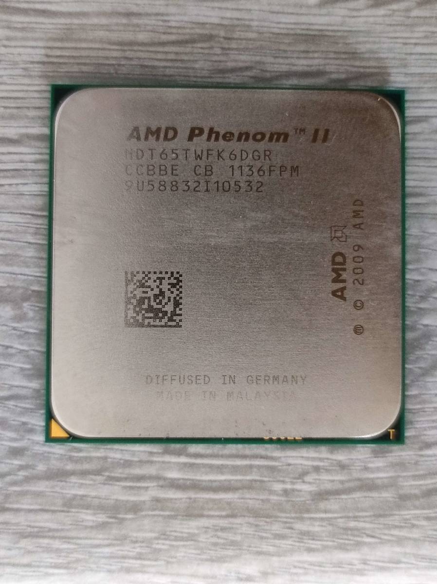 【傷や汚れあり】AMD Phenom II X6 1065T socketAM3 中古 送料無料 即決の落札情報詳細 - ヤフオク落札価格検索 ...