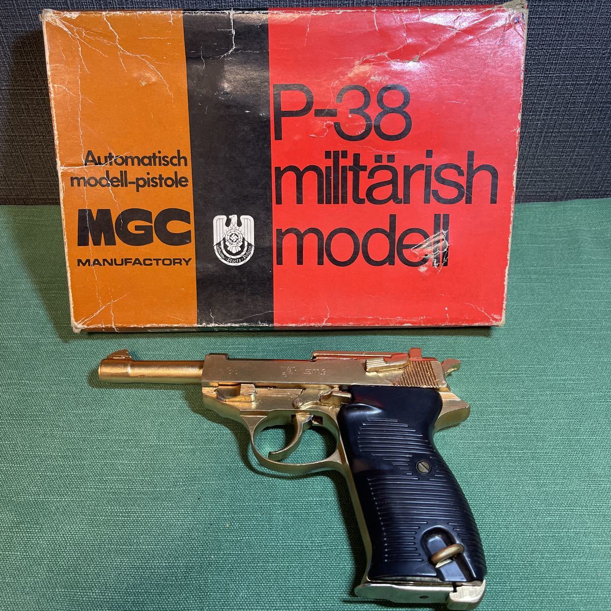 【目立った傷や汚れなし】MGC ワルサーP38 ミリタリー 金色塗装 金属モデルの落札情報詳細 - Yahoo!オークション落札価格検索 オークフリー