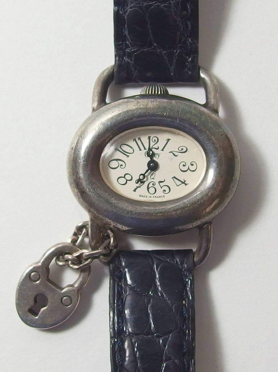 【傷や汚れあり】 【ジャンク品】Obrey オブレイ SOLID SILVER ソリッド シルバー クォーツ 腕時計 の落札情報詳細 ...