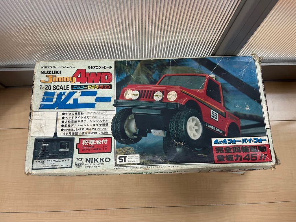 【傷や汚れあり】NIKKO SUZUKI Jimny 4WD 1/20 スズキジムニー ニッコー セミデラコン 現状品 動作未確認 ラジコンの落札情報詳細 - ヤフオク落札価格検索 オークフリー