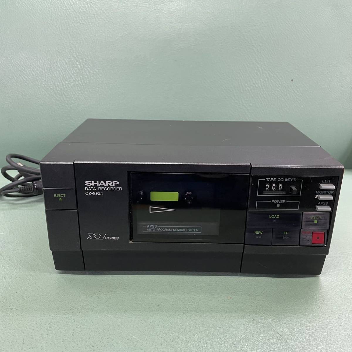 【全体的に状態が悪い】希少品 NEC データレコーダー DATA RECORDER PC-DR311 レトロ カセット 通電OK ジャンク品 パソコン プログラムレコーダー 直接引き取り可の ...