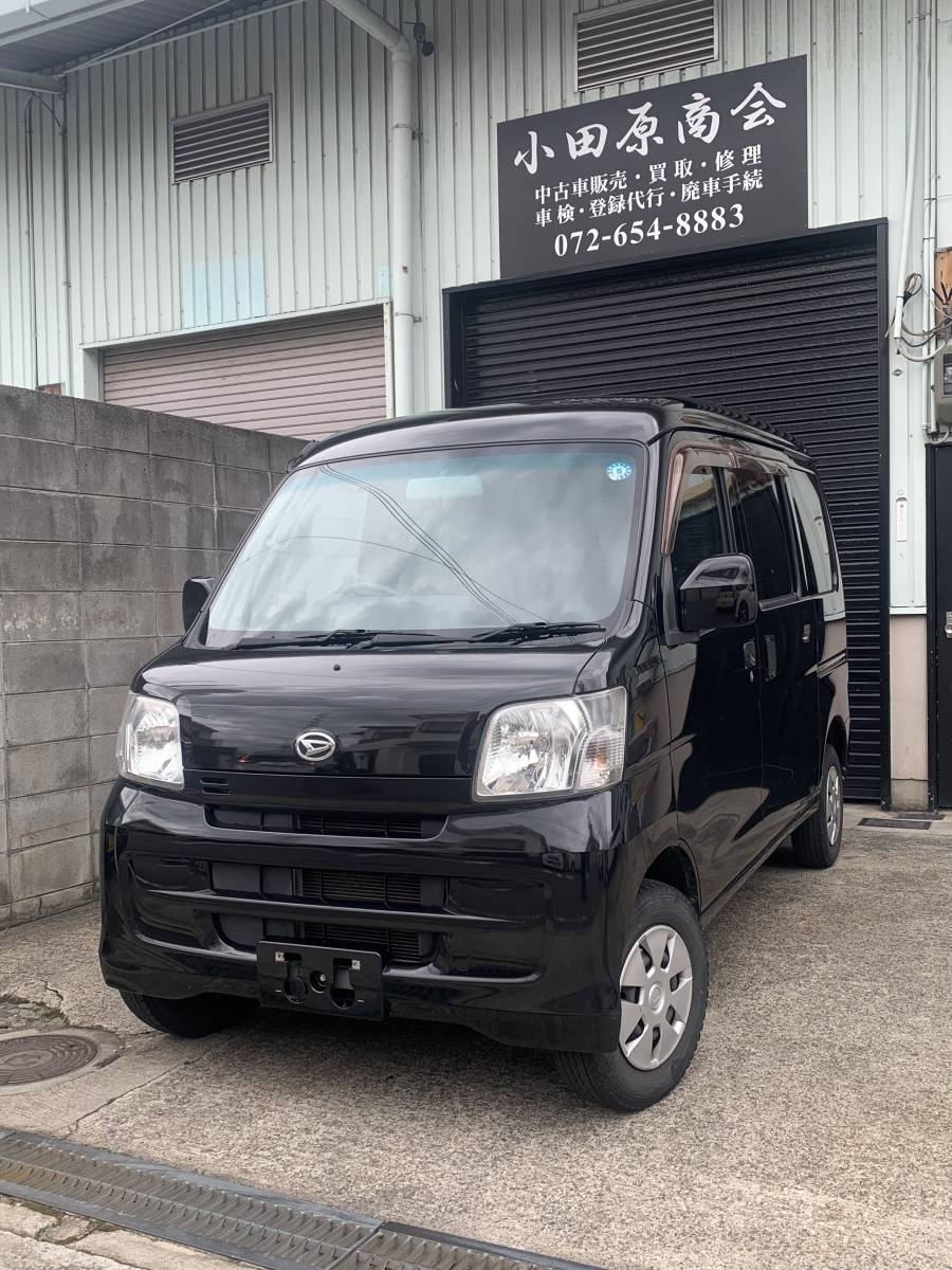 【走行距離 120,034 km】ダイハツ ハイゼットカーゴ 4WD クルーズ S331V ハイルーフ 4AT ブラック 車検受け渡し可能 ...