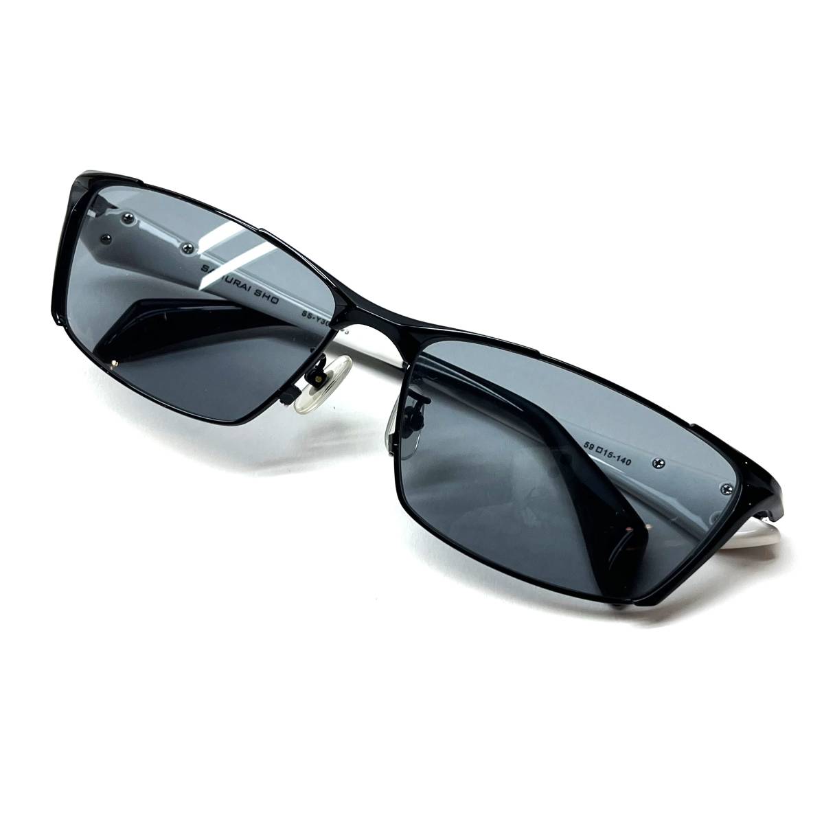 【目立った傷や汚れなし】tu163 SAMURAI SHO サムライ翔 サングラス メタルブラック メンズ SS-Y308 ＃3 59 15-140 中古良品の落札情報詳細 - ヤフオク落札 ...