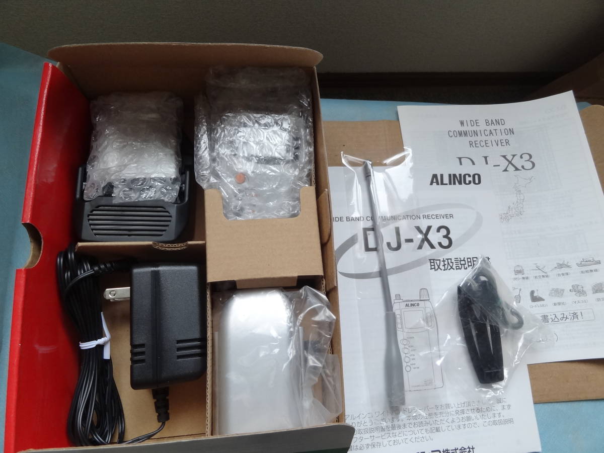 【未使用に近い】(美品)WIDE BAND COMMUNICATION ALINCO DJ-X3 0.1 ～1299MHz/広帯域受信機の落札情報詳細 - ヤフオク落札価格検索 オークフリー