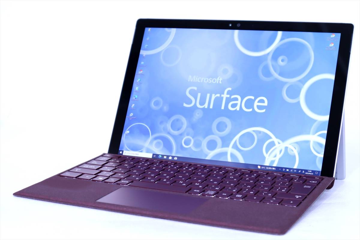 【やや傷や汚れあり】【即配】軽量766g！高性能タブレットPC！Surface Pro 4 Core i5-6300U 4G SSD128G Bluetooth カメラ 顔認証 キーボード ...