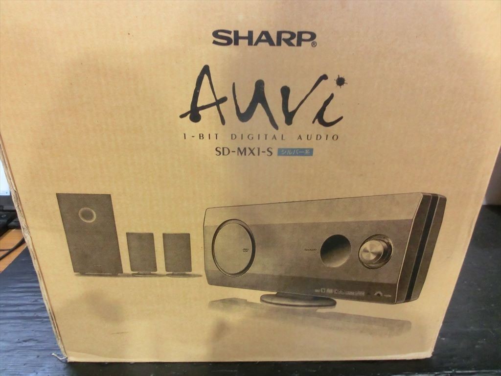 【未使用】T【R0-88】【170サイズ】未使用/SHARP シャープ/DVD 1ビットデジタルシステム 「Auvi」 SD-MX1-S/オーディオ機器の落札情報詳細 - ヤフオク落札価格検索 ...