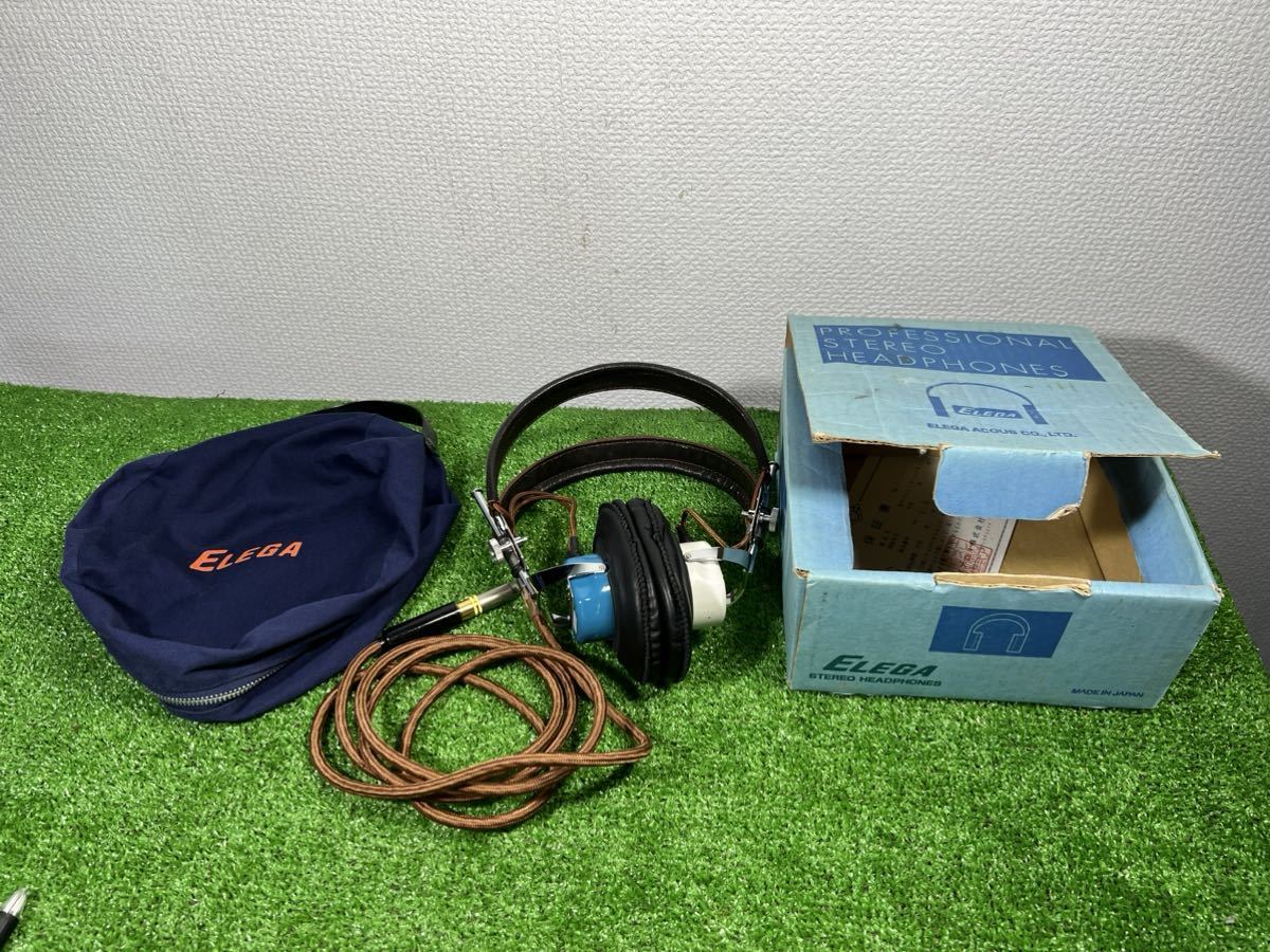 【中古】年代物 動作品 elega DR-219C ヘッドホン エレガ 藤木電器の落札情報詳細 - ヤフオク落札価格検索 オークフリー