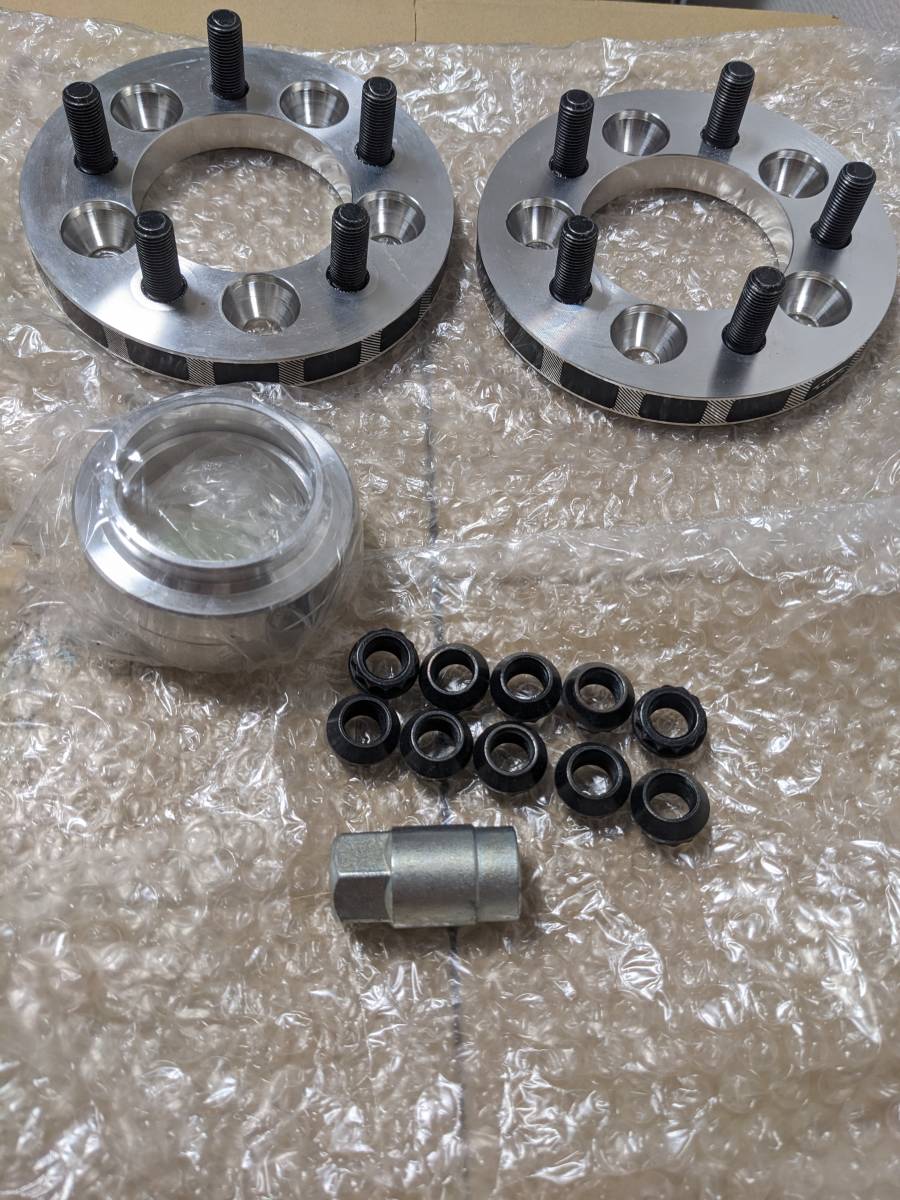 【やや傷や汚れあり】KYO-EI (キョーエイ) 品番:5015W3-56 ワイドトレッドスペーサー M12×P1.25 2枚セット 5穴用 ...