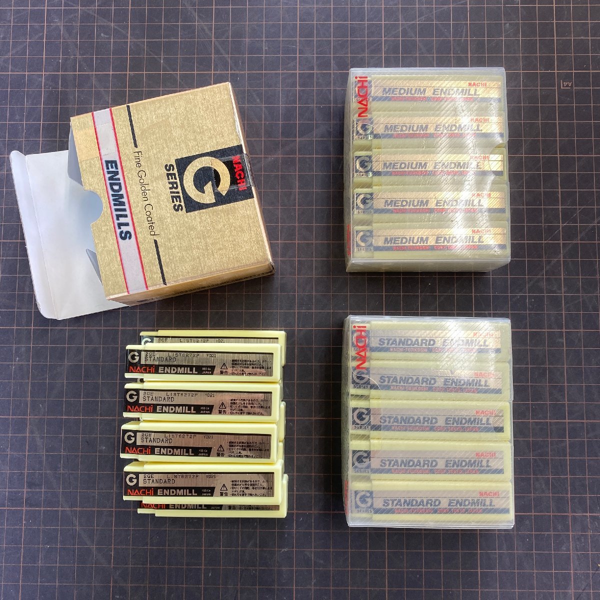 【未使用】【N150】新品未開封 ナチ NACHI エンドミル φ9.0, 9.5 STD 9.5S2, Medium9.5S2, STD9S2 ハイスエンドミル スタンダードエンドミルの落札 ...
