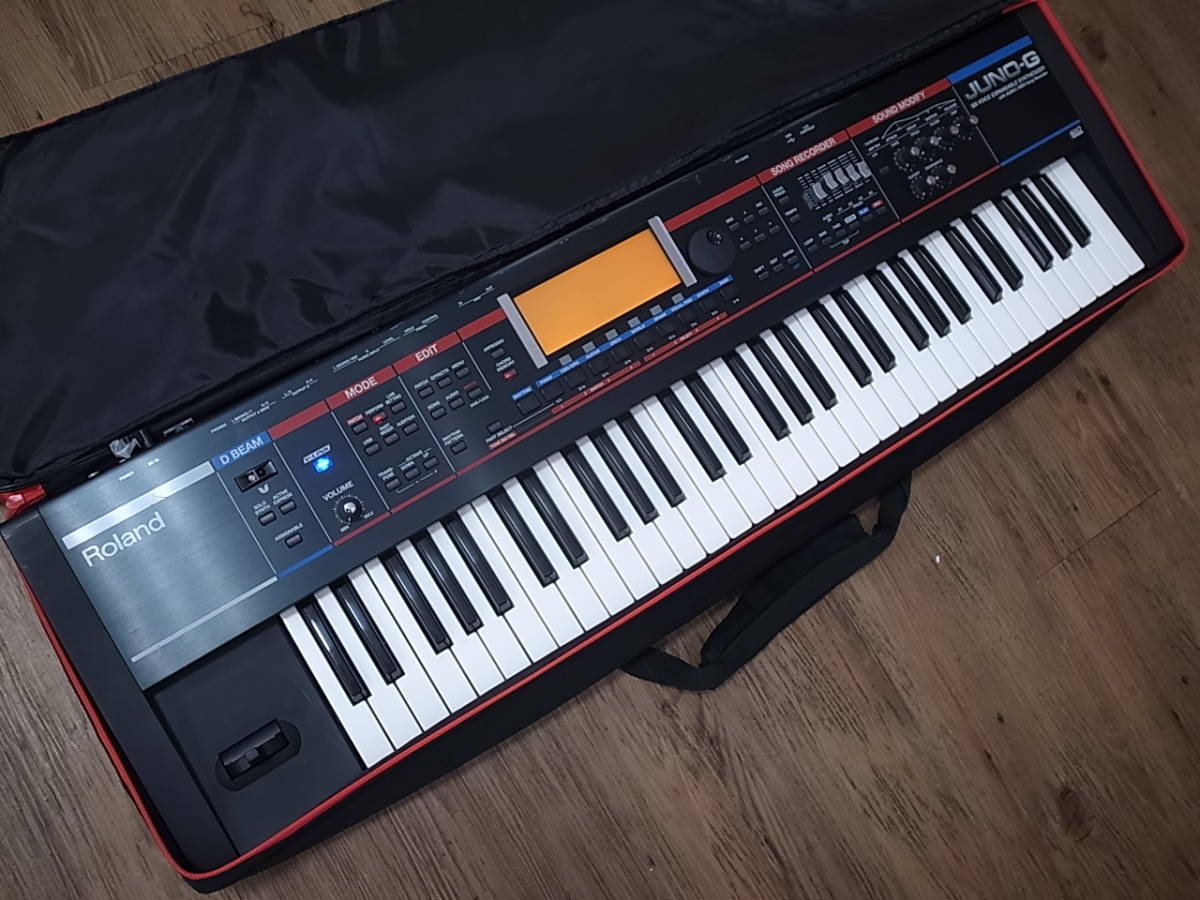 【傷や汚れあり】ジャンクRoland JUNO-G 128 Voice Expandable Synthesizer with Audio ...