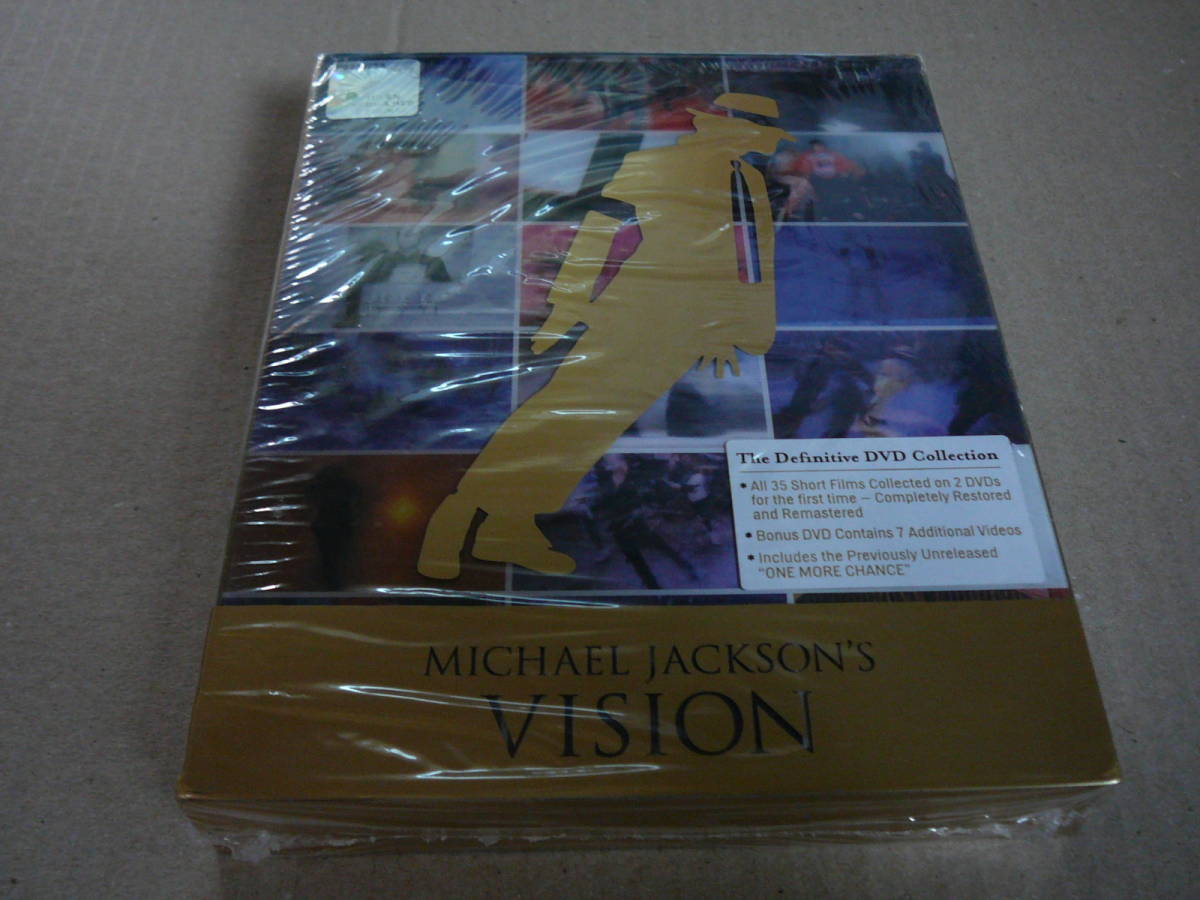 【未使用】 新品 マイケル・ジャクソン Michael Jackson's Vision (Deluxe 3 DVD Box Set ...