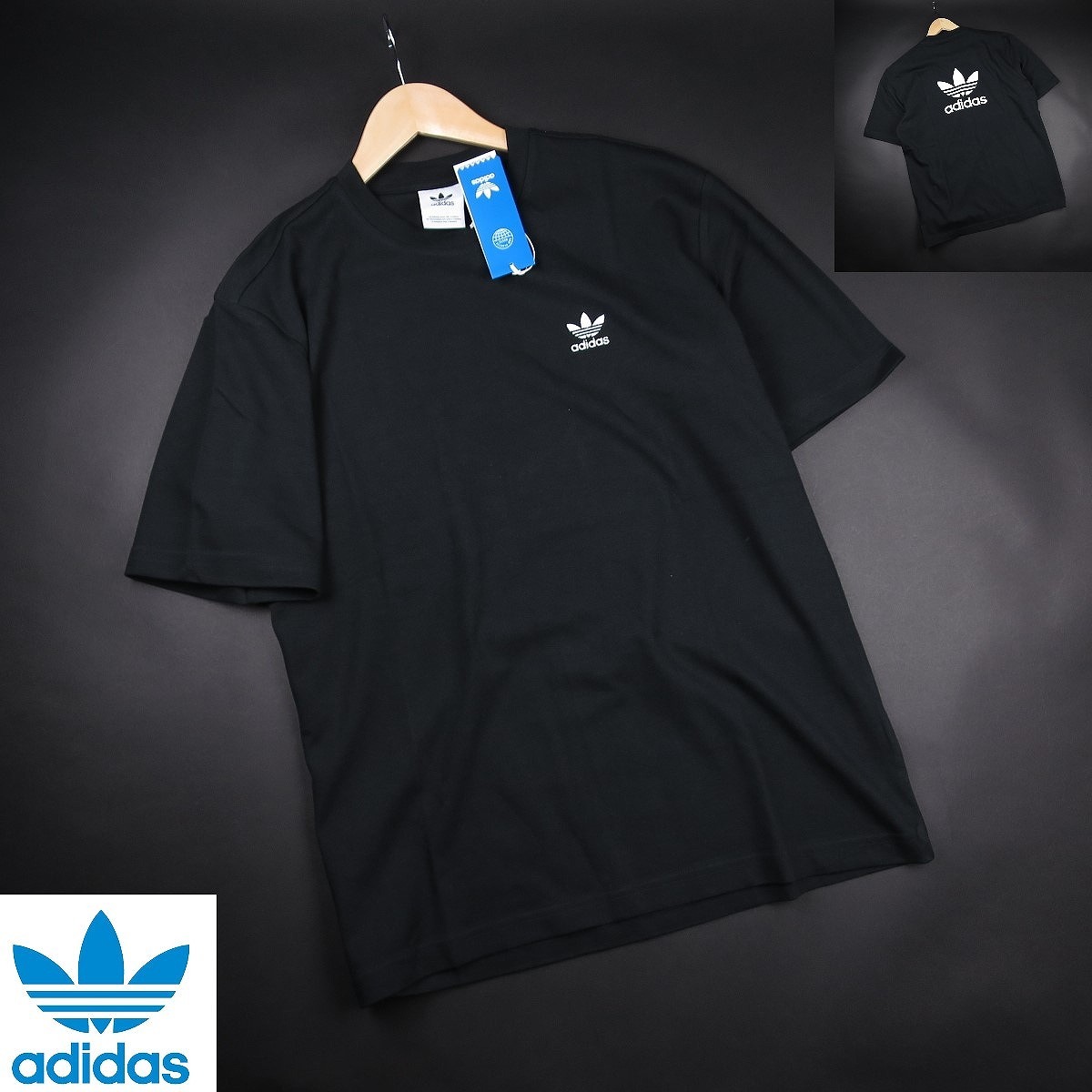 【未使用】新品 アディダス オリジナルス/adidas/半袖フロント刺繍＋バックトレフォイルTシャツ240/454黒/XO【2XL】の落札情報詳細 - ヤフオク落札価格検索 オークフリー