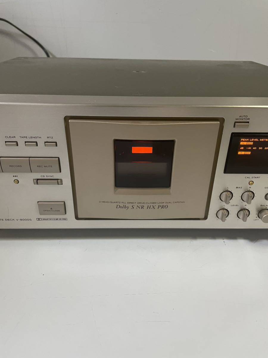 【傷や汚れあり】C07002 TEAC ティアック カセットデッキ オーディオ機器 V-8000Sの落札情報詳細 - ヤフオク落札価格検索 ...