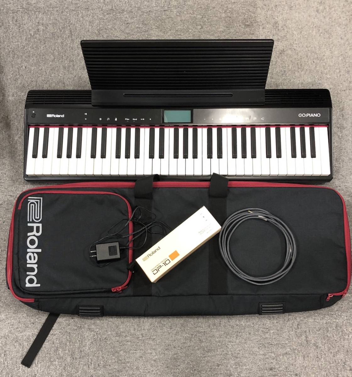 【やや傷や汚れあり】【F-123134】Roland ローランド GO-61P GO:PIANO 20年製 キーボード DP-10 ソフトケース付き 楽器 中古品の落札情報詳細 - ヤフオク ...