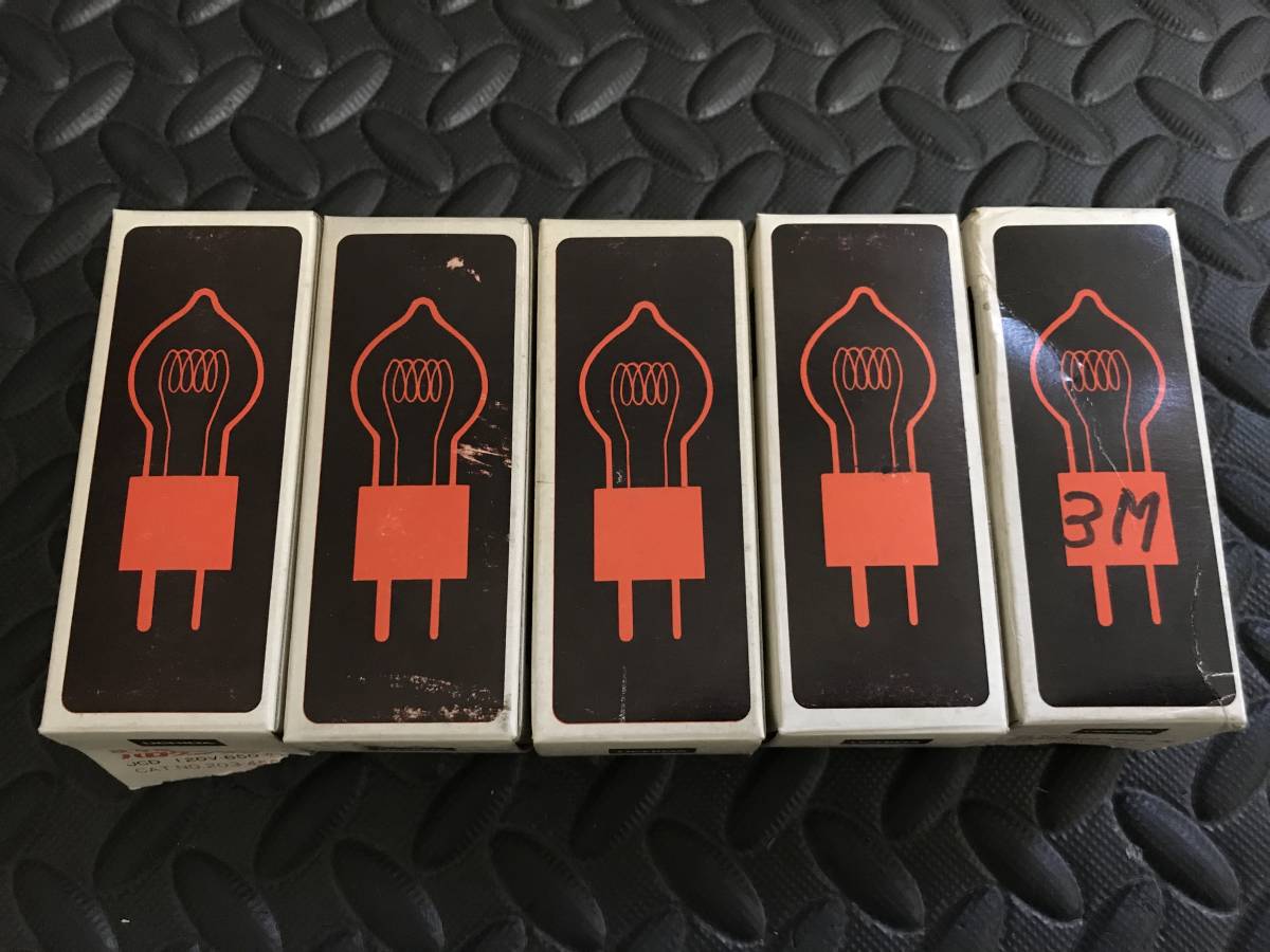 【未使用】処分品 当時物 レア UCHIDA OHP映写用 OHP ハロゲンランプ JCD 120V-650 W/B 4個／3M 100V 500W 1個 合計5個セット の落札情報詳細 ...