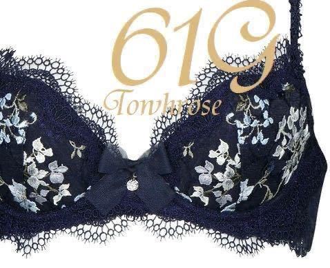 【未使用】Wacoal/Trefle/トレフル/61G/庭園の離宮/クリスタル艶花刺繍/ドット模様/ネイビー/最高級レース/ブラジャーE75/BBF461/KOの落札情報詳細 - Yahoo ...