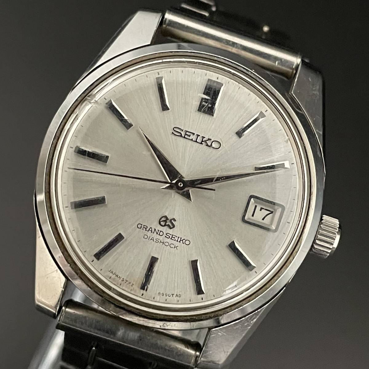 【やや傷や汚れあり】SEIKO CROWN/セイコー クラウン J15003E DIASHOCK/ダイアショック 21 JEWELS/21石 ...