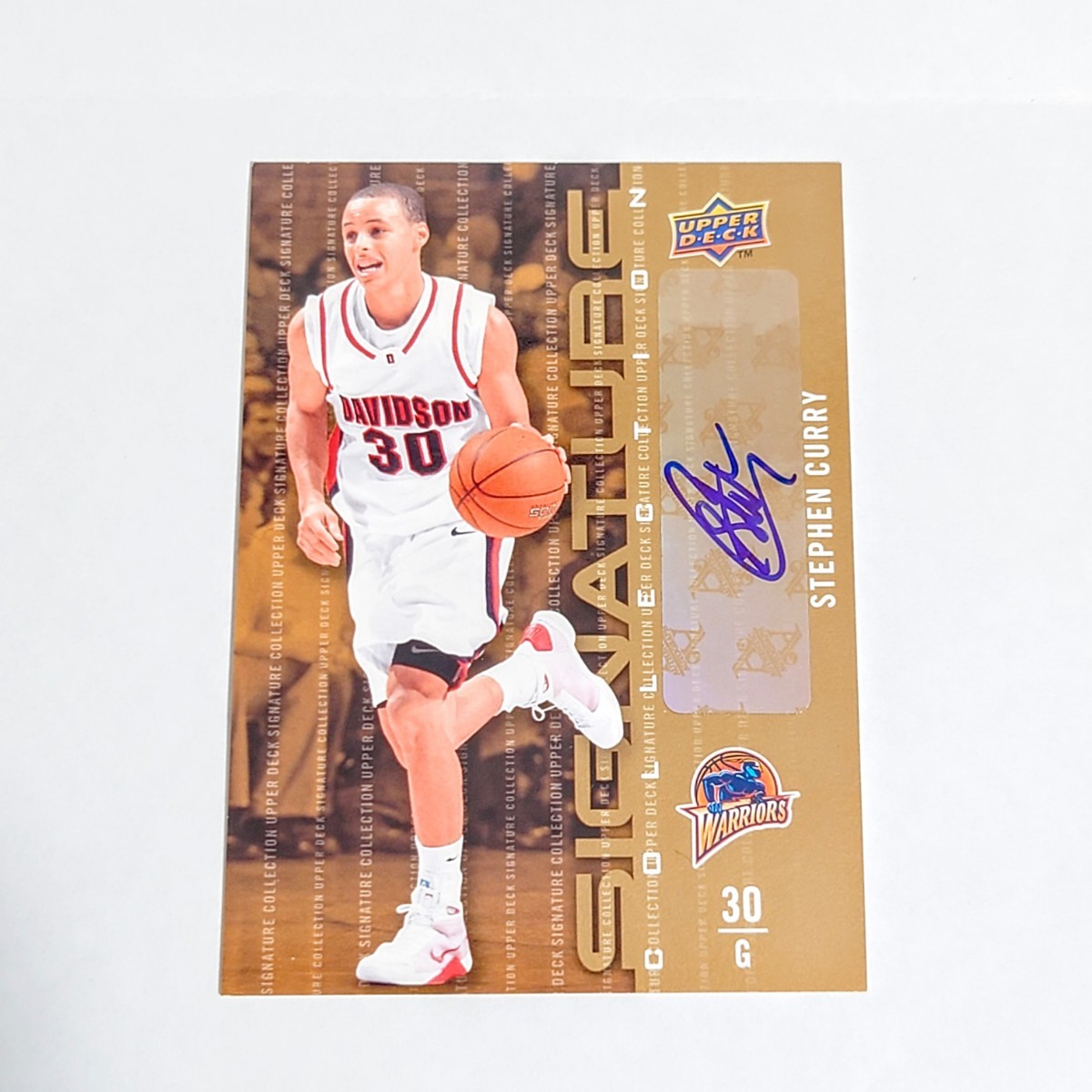 【未使用に近い】2009-10 Upper Deck Signature Collection#175 Stephen Curry RC ...