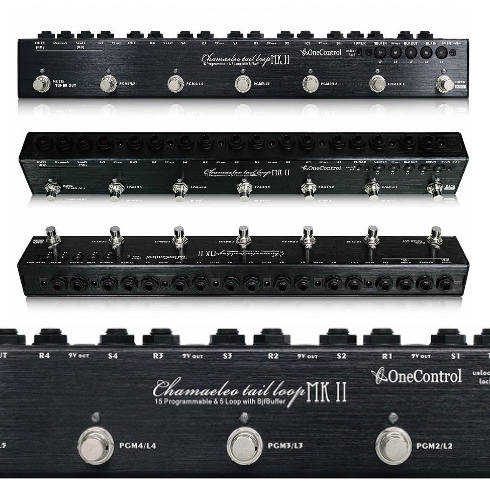 【未使用】最落無し! One Control Chamaeleo Tail Loop MKII / a42633 最大6台のエフェクターに電源 ...