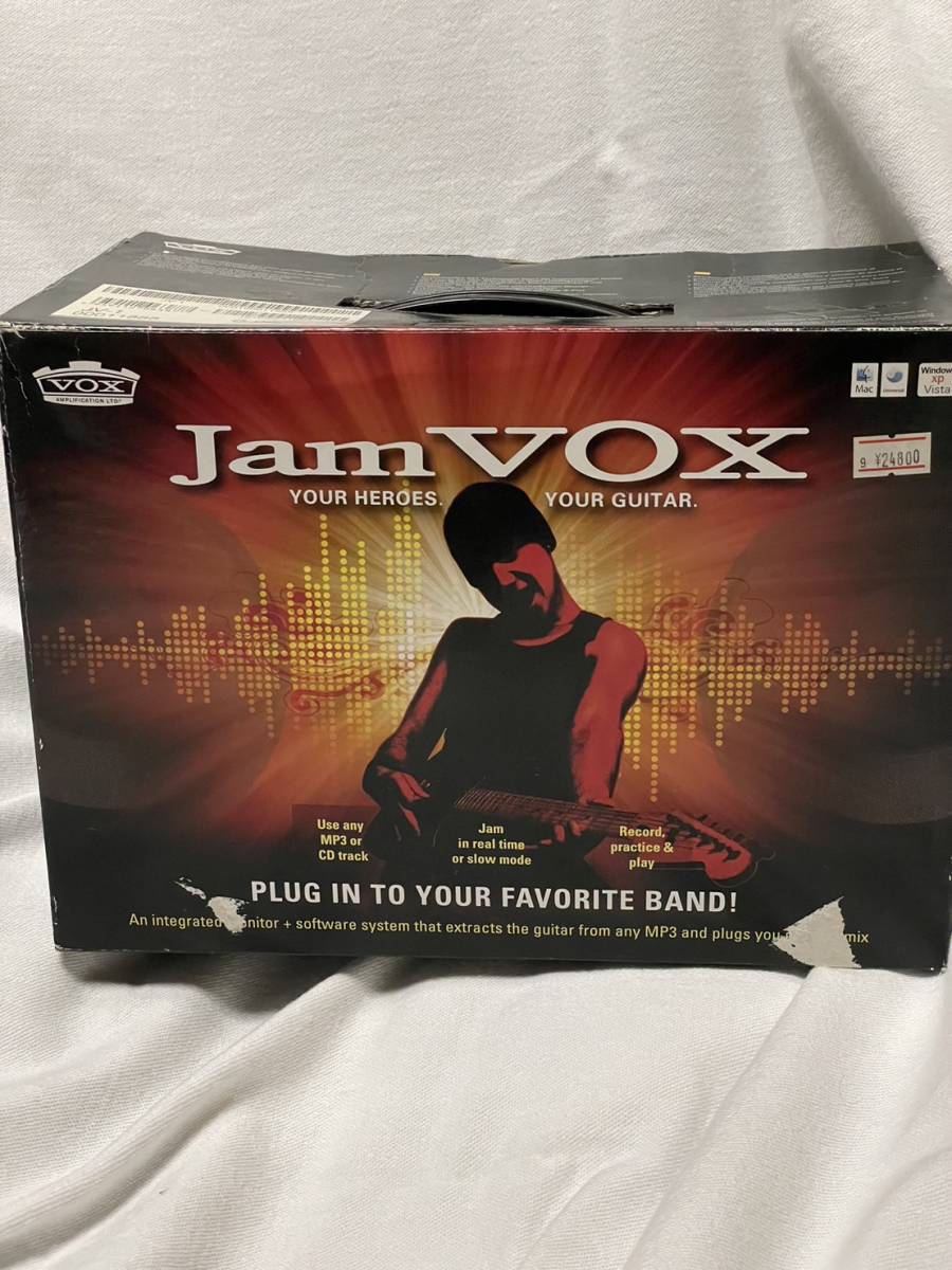 【未使用に近い】VOX JamVOX JV-1 ジャムボックス 音楽 ギター オーディオインターフェイス アンプ セッション 楽器練習 説明書 ...