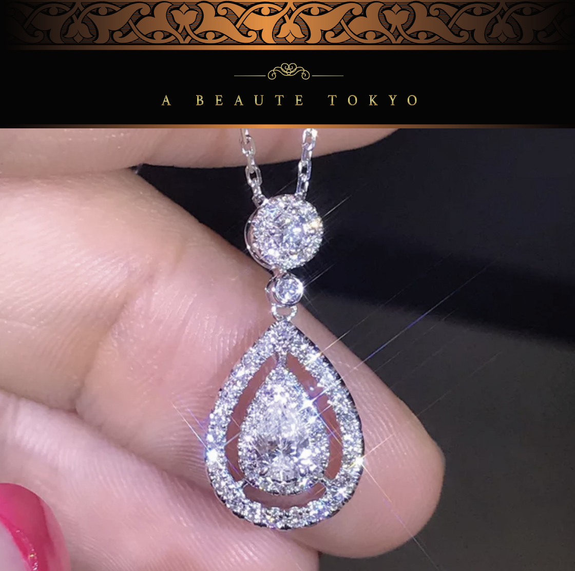 【未使用】新品 輝き保証 豪華 ドロップ ネックレス SONAダイヤモンド シルバー silver925 ジュエリーポーチ 保証書 ペンダント モアッサナイト CZの落札情報詳細 - ヤフオク ...