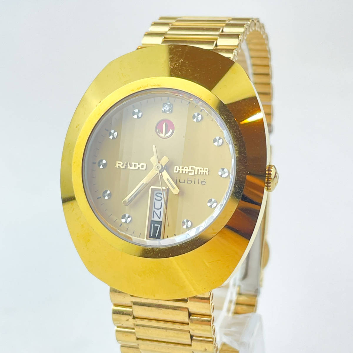 【目立った傷や汚れなし】【1円スタート】稼働品 RADO ラドー jubile ジュビリー ダイヤスター 1000本限定 648.0413.3 1Pダイヤ 自動巻き メンズ腕時計の落札情報詳細 ...