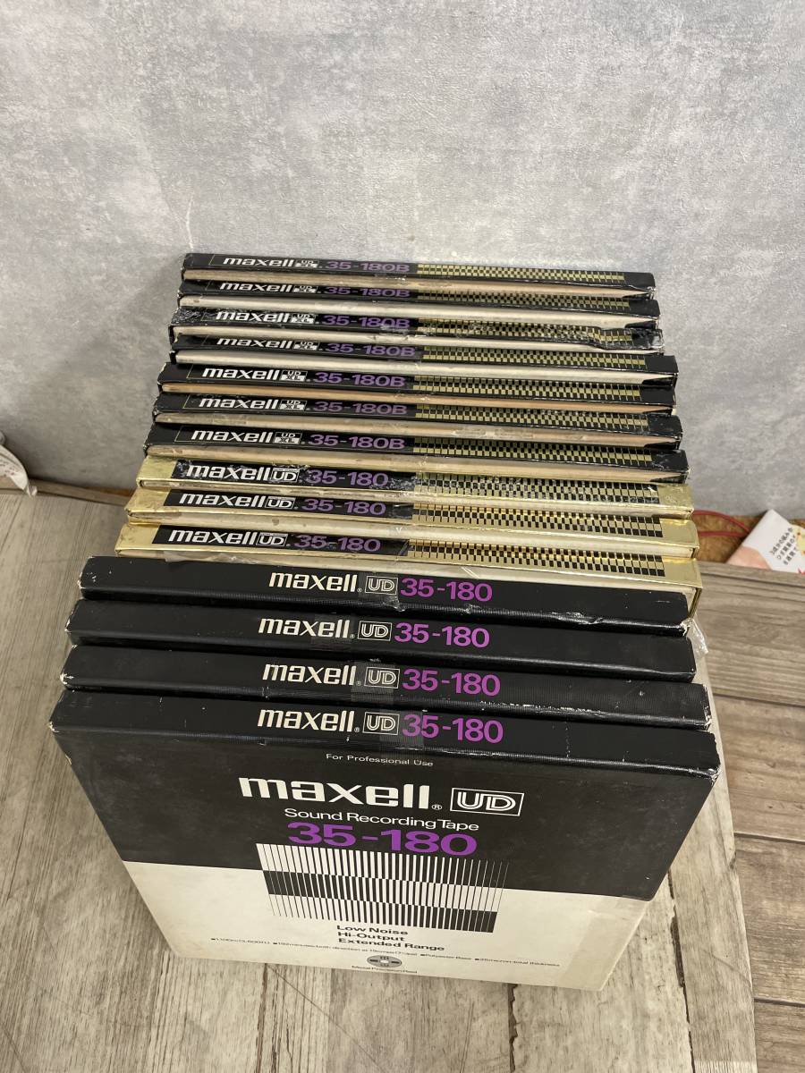 【傷や汚れあり】maxell 10号リール 14個 35-180 35-180Bの落札情報詳細 - ヤフオク落札価格検索 オークフリー