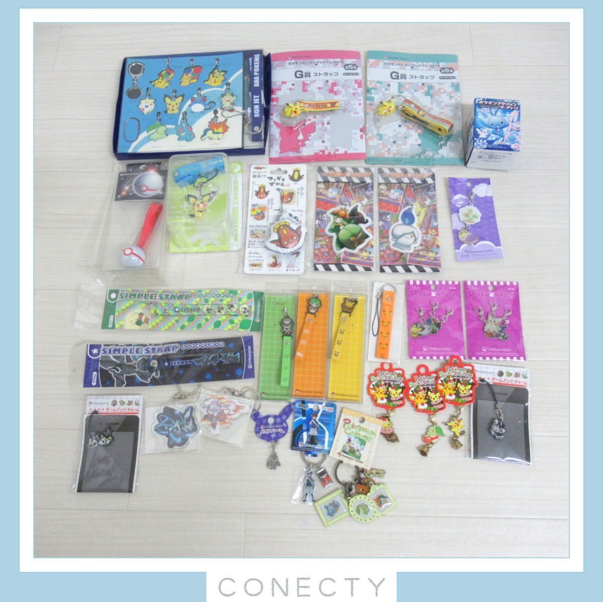 【未使用に近い】【未使用】ポケモン ストラップ チャーム キーホルダー セット/ポケモンセンター【E1【S2の落札情報詳細 - ヤフオク落札価格検索 オークフリー