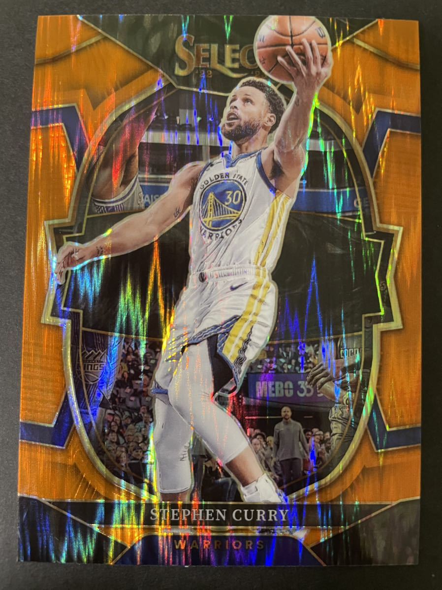 【目立った傷や汚れなし】2022-23 Panini stephen curry orange flash NBAカード 大活躍！カリーの落札 ...