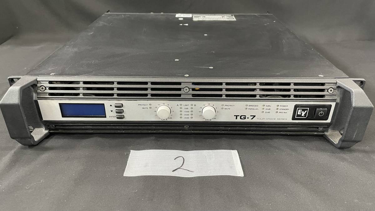 【やや傷や汚れあり】EV TG-7 パワーアンプ 2の落札情報詳細 - Yahoo!オークション落札価格検索 オークフリー