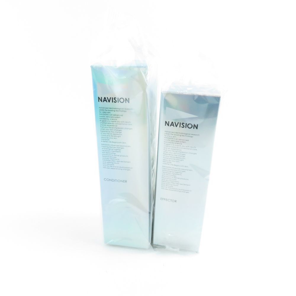 【未使用】1円 未使用 美品 SHISEIDO 資生堂 NAVISION ナビジョン エフェクターW・コンディショナーW 2点 エ:100ml ...