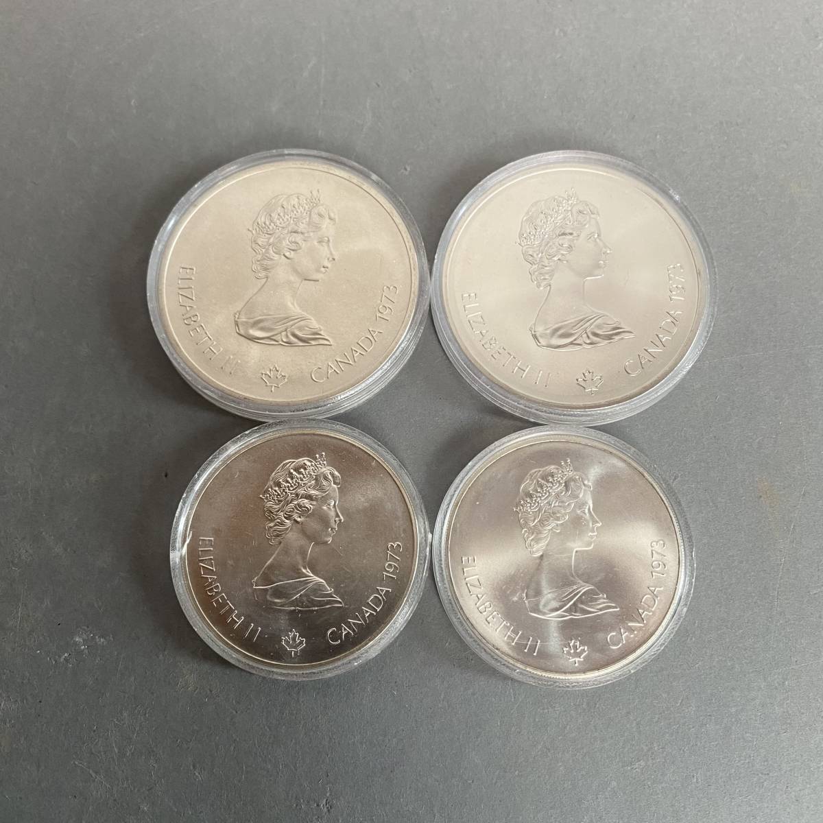 【未使用】 希少レア 未使用 カナダ モントリオールオリンピック エリザベス2世 5ドル銀貨 記念銀貨 銀貨 硬貨 コイン アンティークコイン ...