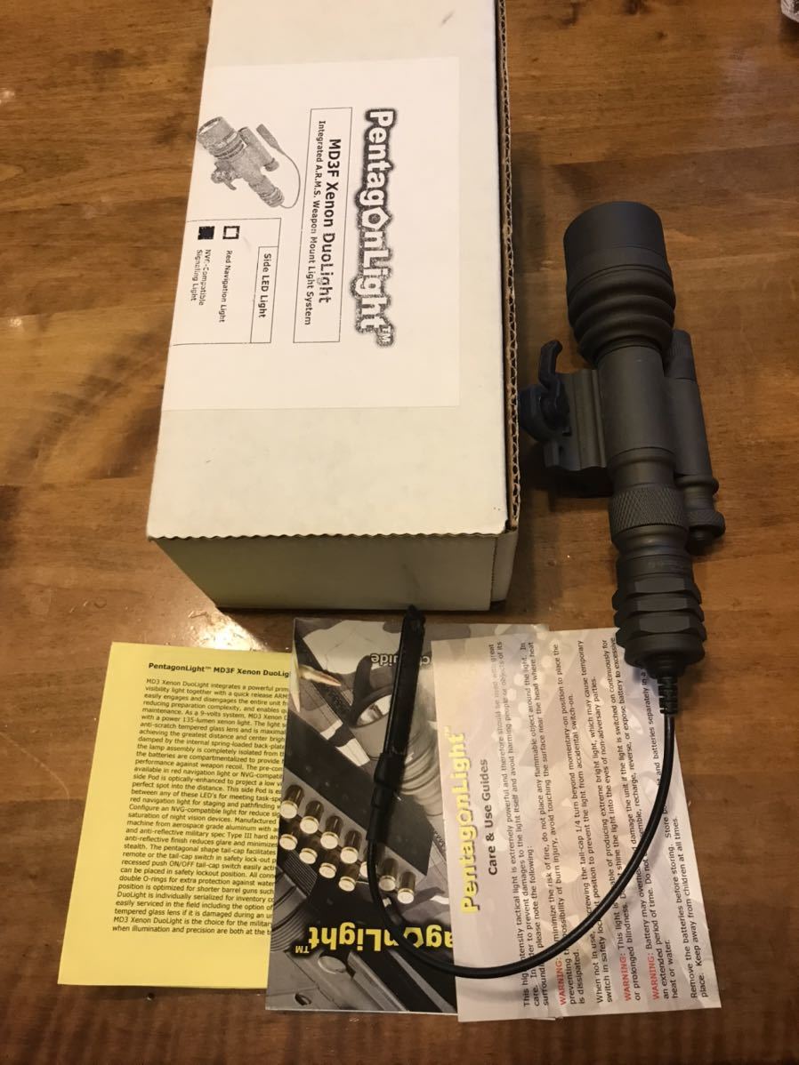 【中古】実物 ペンタゴンライト Pentagonlight MD3Rの落札情報詳細 - ヤフオク落札価格検索 オークフリー