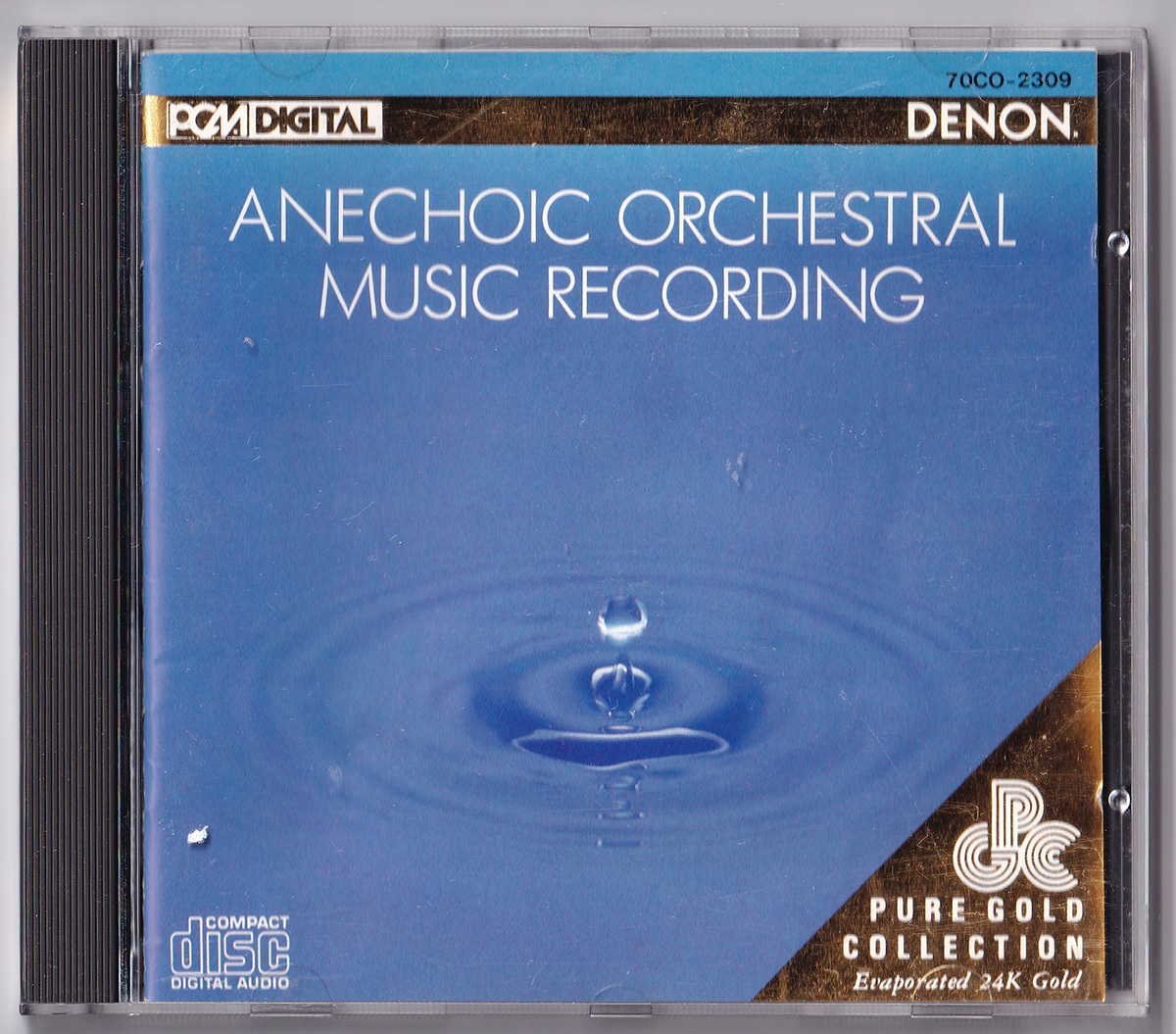 【やや傷や汚れあり】DENON 70CO-2309 Anechoic Orchestral Music Recording オーディオチェックCD/無響室のオーケストラ (GOLD CD)の ...