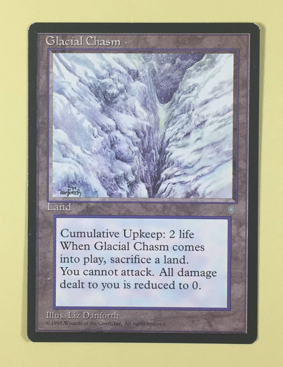 【やや傷や汚れあり】MTG Glacial Chasm 4枚セットの落札情報詳細 - ヤフオク落札価格検索 オークフリー