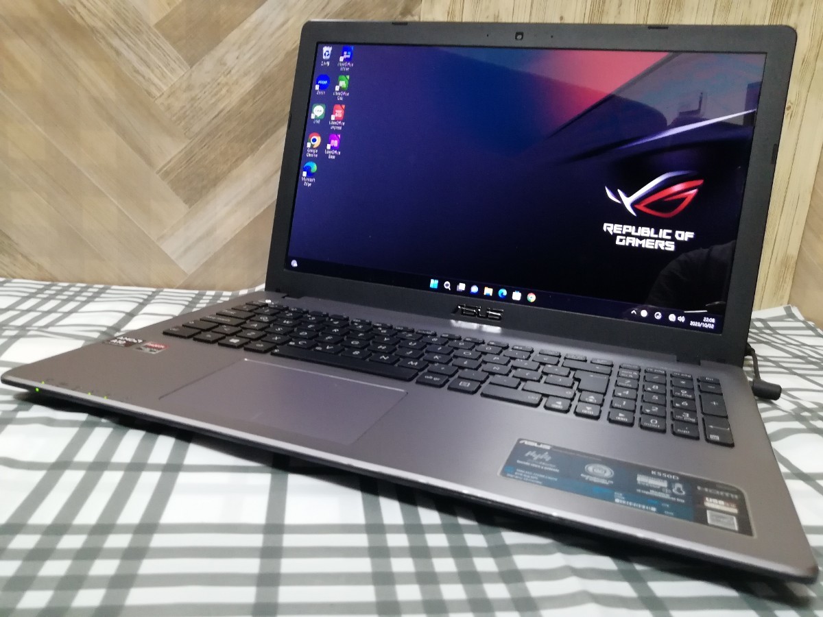 【傷や汚れあり】221206PT030339 Acer Aspire ES1-523 N16C2 Windows10Home AMD E1 ...