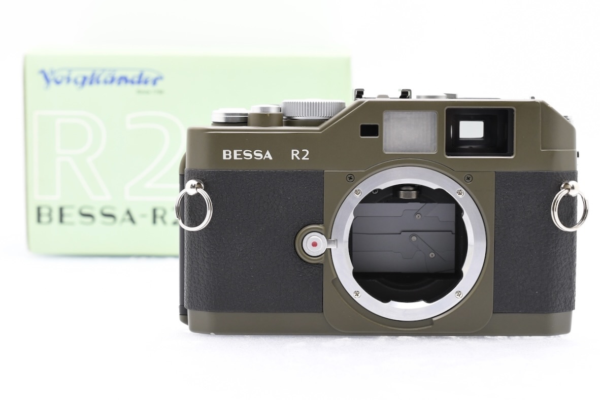 【やや傷や汚れあり】Voigtlander BESSA R2 オリーブ ボディ フォクトレンダー フィルムカメラ 箱付の落札情報詳細 ...