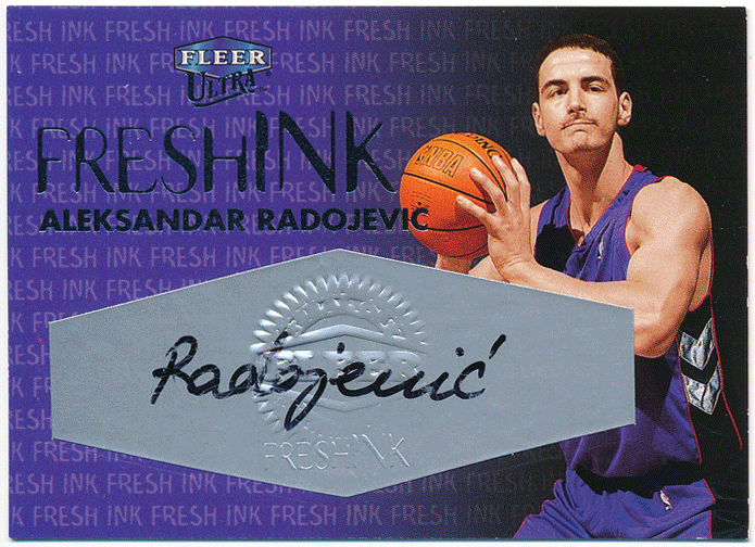 【やや傷や汚れあり】Aleksandar Radojevic NBA 1999-00 Fleer Ultra RC Rookie Fresh ...