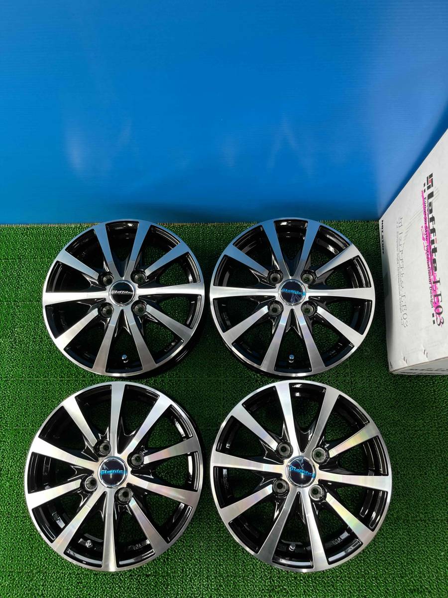 【未使用】13インチ アルミホイール 新品未使用品！ 4J 100ー4H Laffite LE03 ブラックポリッシュ ホットスタッフ 軽自動車用 の落札情報詳細 - ヤフオク落札価格検索 ...