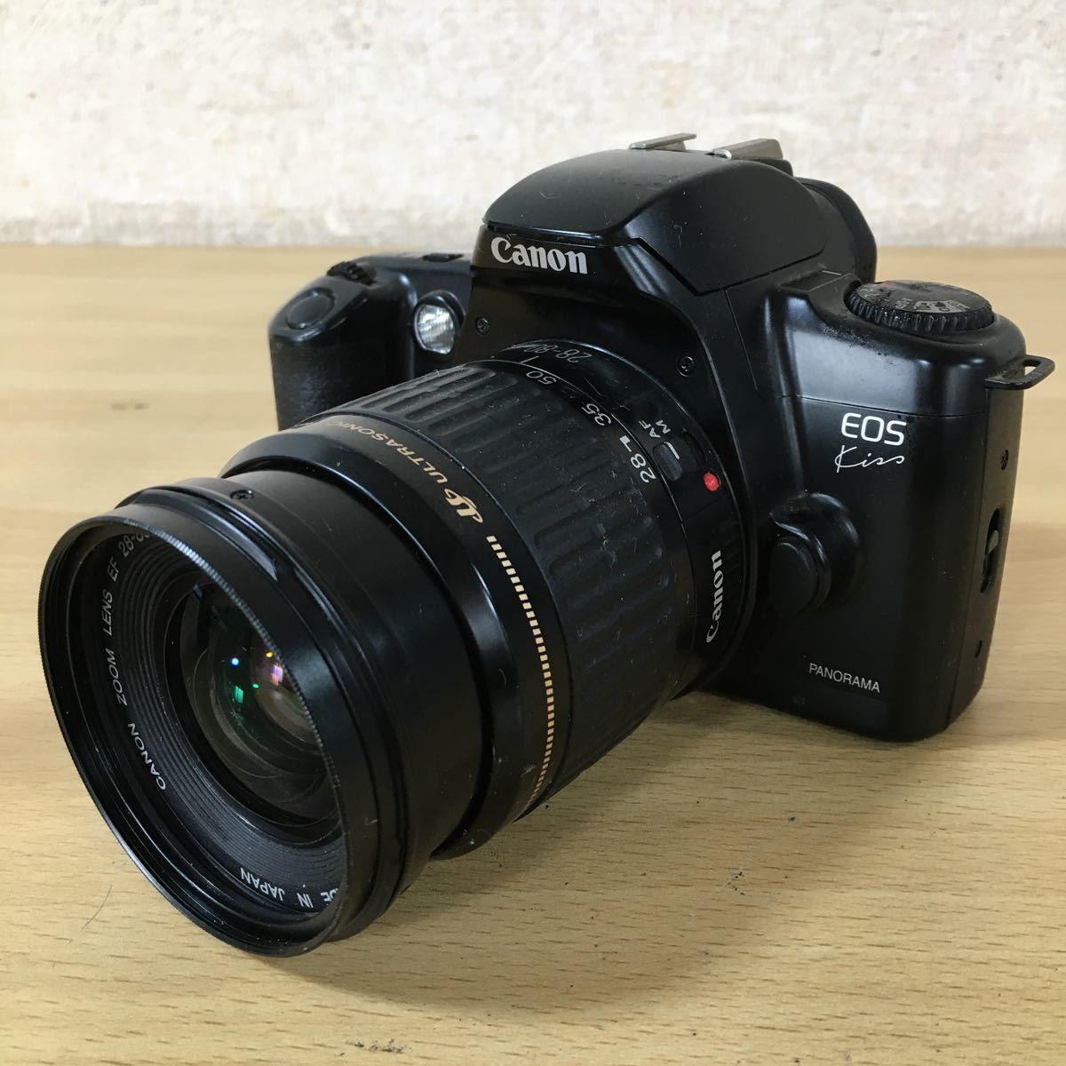 【傷や汚れあり】Canon キャノン EOS Kiss PANORAMA パノラマ ULTRASONIC LENS 28-80mm 1:3.5 ...