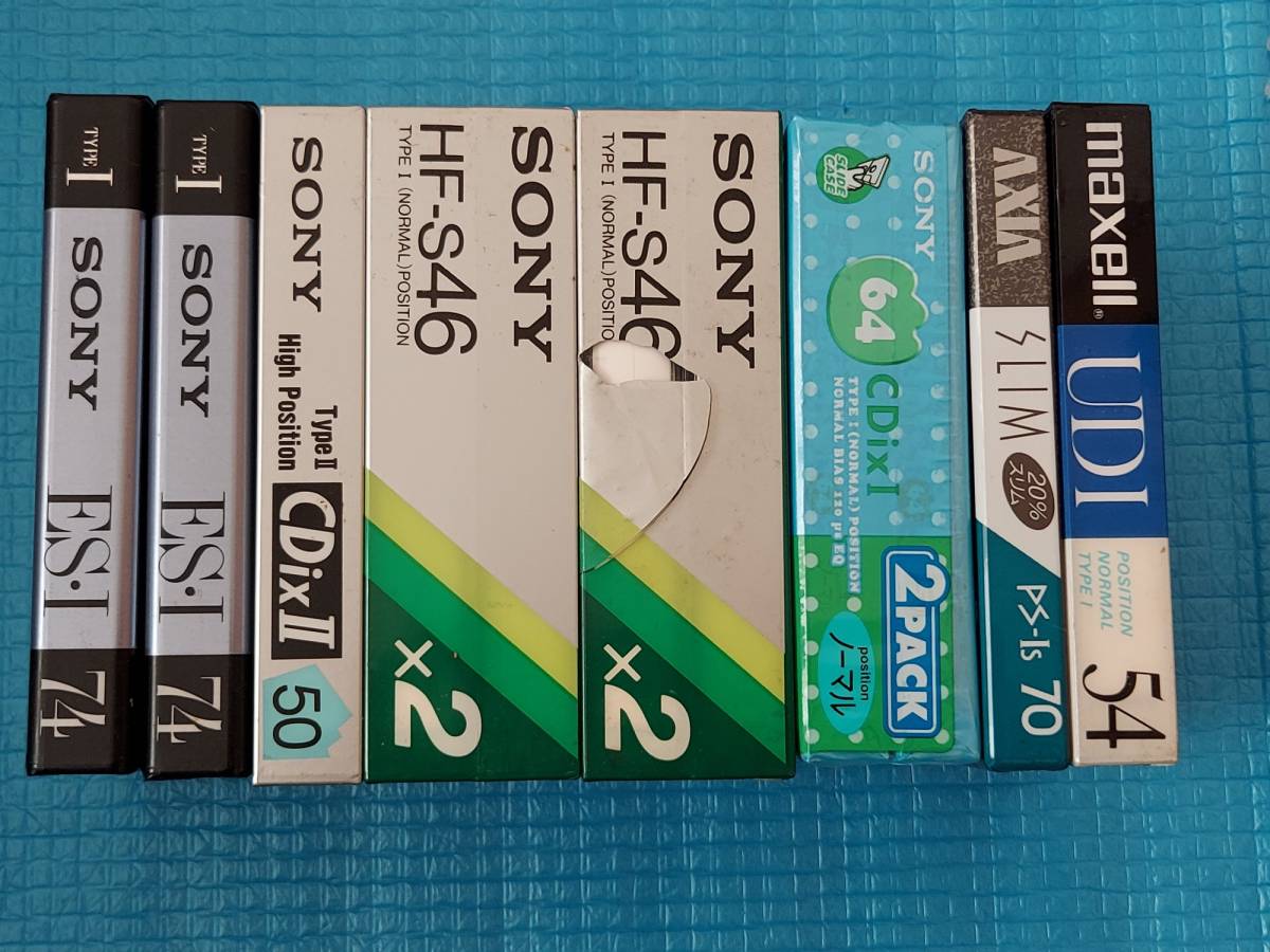 【未使用】SONY maxell AXIA カセットテープ合計11本（ハイポジ1本・ノーマル10本） 「未使用・未開封」の落札情報詳細 - ヤフオク落札価格検索 オークフリー