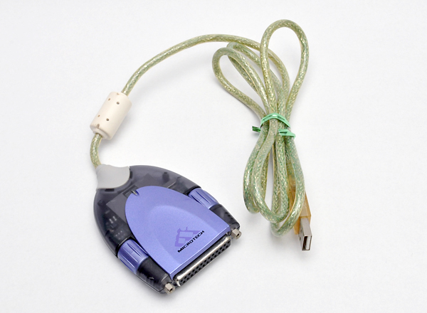 【やや傷や汚れあり】マイクロテック USB - SCSI 変換 アダプタ 「 USB-SCSI-DB25 」 ★ MicroTech コネクタ ...