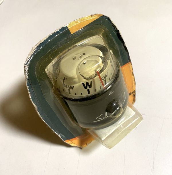 【未使用に近い】シェリル 車両用コンパス・泡あり ★未使用 C級品 Sherrill Auto compass ワケありジャンク オート ...