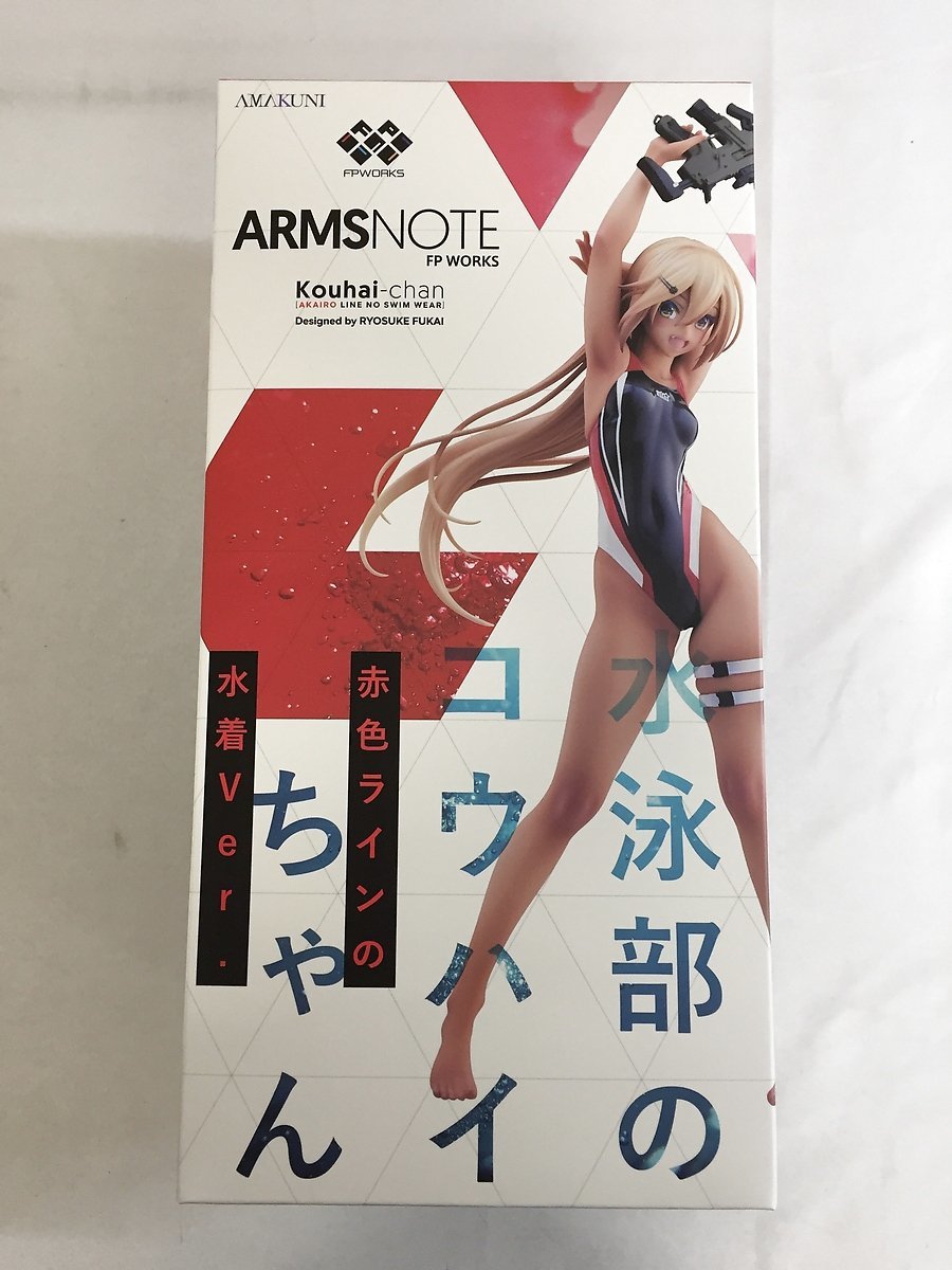 【未使用】【1円～】【未開封】 水泳部のコウハイちゃん 赤色ラインの水着Ver. 「ARMS NOTE」 1/7 ホビージャパンオンラインショップ限定の落札情報詳細 - ヤフオク落札価格検索 ...