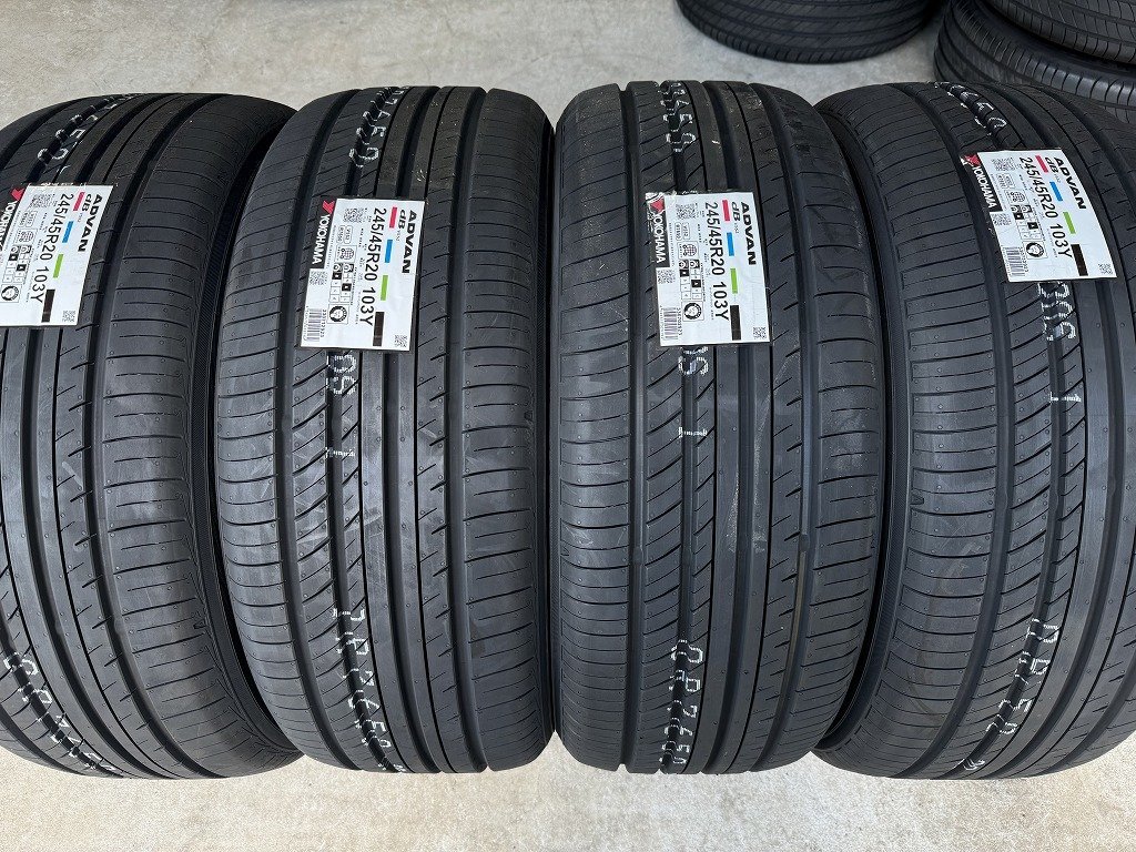 【未使用】最安値 即納 送料無料 新品 4本SET 2023年製造 245/45R20 ヨコハマ アドバン db V552 ★ ADVAN YOKOHAMA デシベル 個人宅不可 営業所止め ...