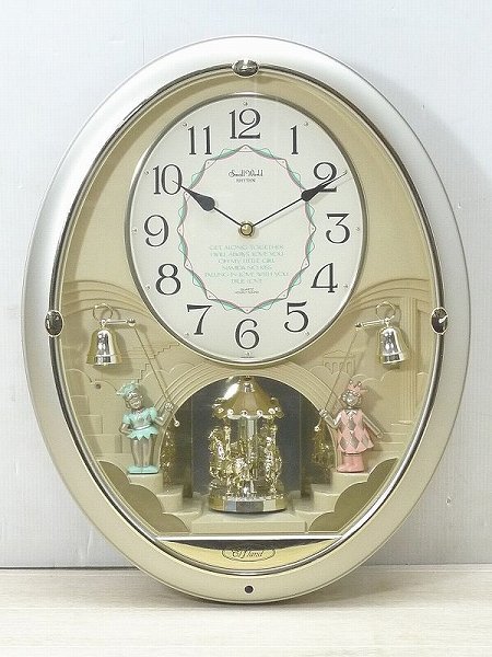 【傷や汚れあり】 101007*11 RHYTHM/リズム時計工業small world/スモールワールドElfland/エルフランド6曲 ...